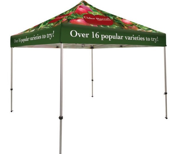 10' Square Event Tent Full-Color